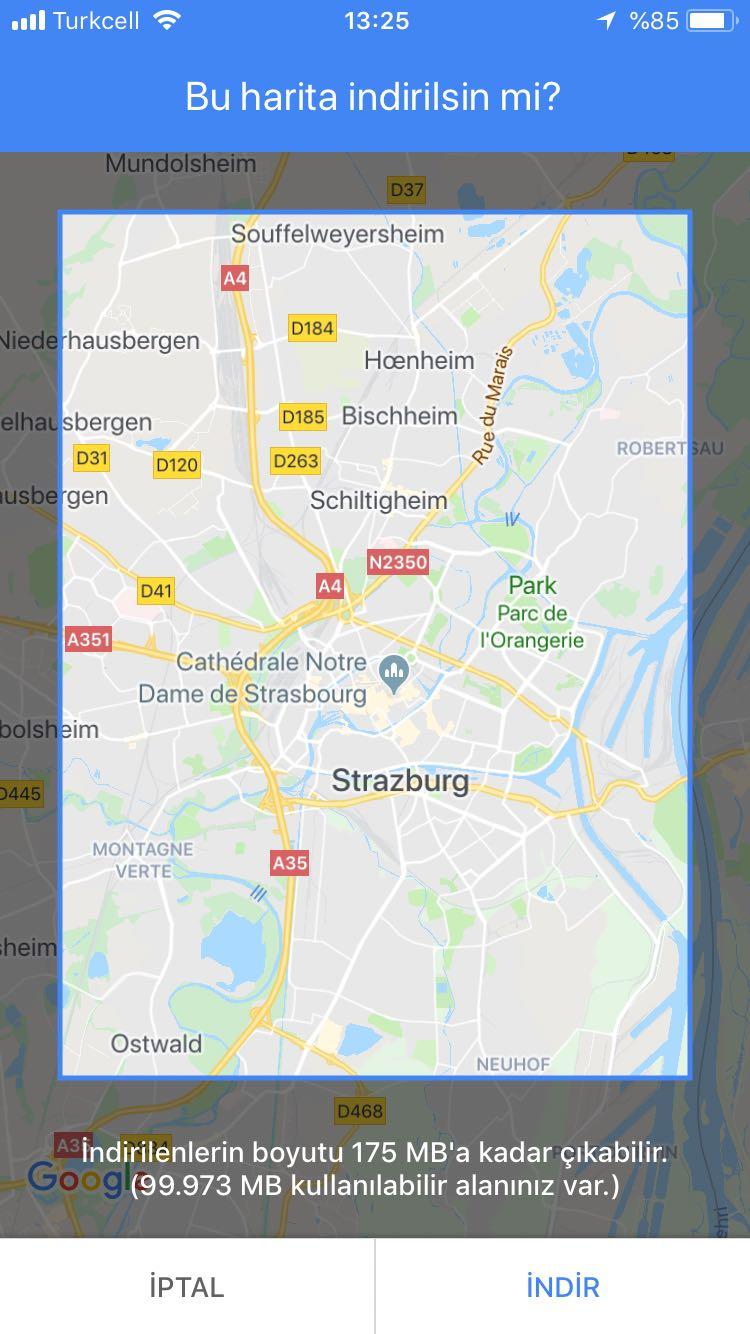 Google Haritalar ile dünya elinizde-Çevrimdışı Harita Kullanımı,Offline ...
