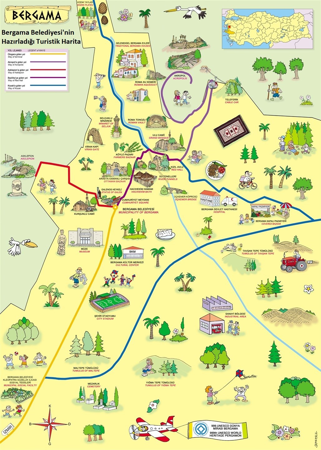 Bergama Gezi Rehberi : Antik Kent & Gezilecek Yerler - Cengiz Selçuk